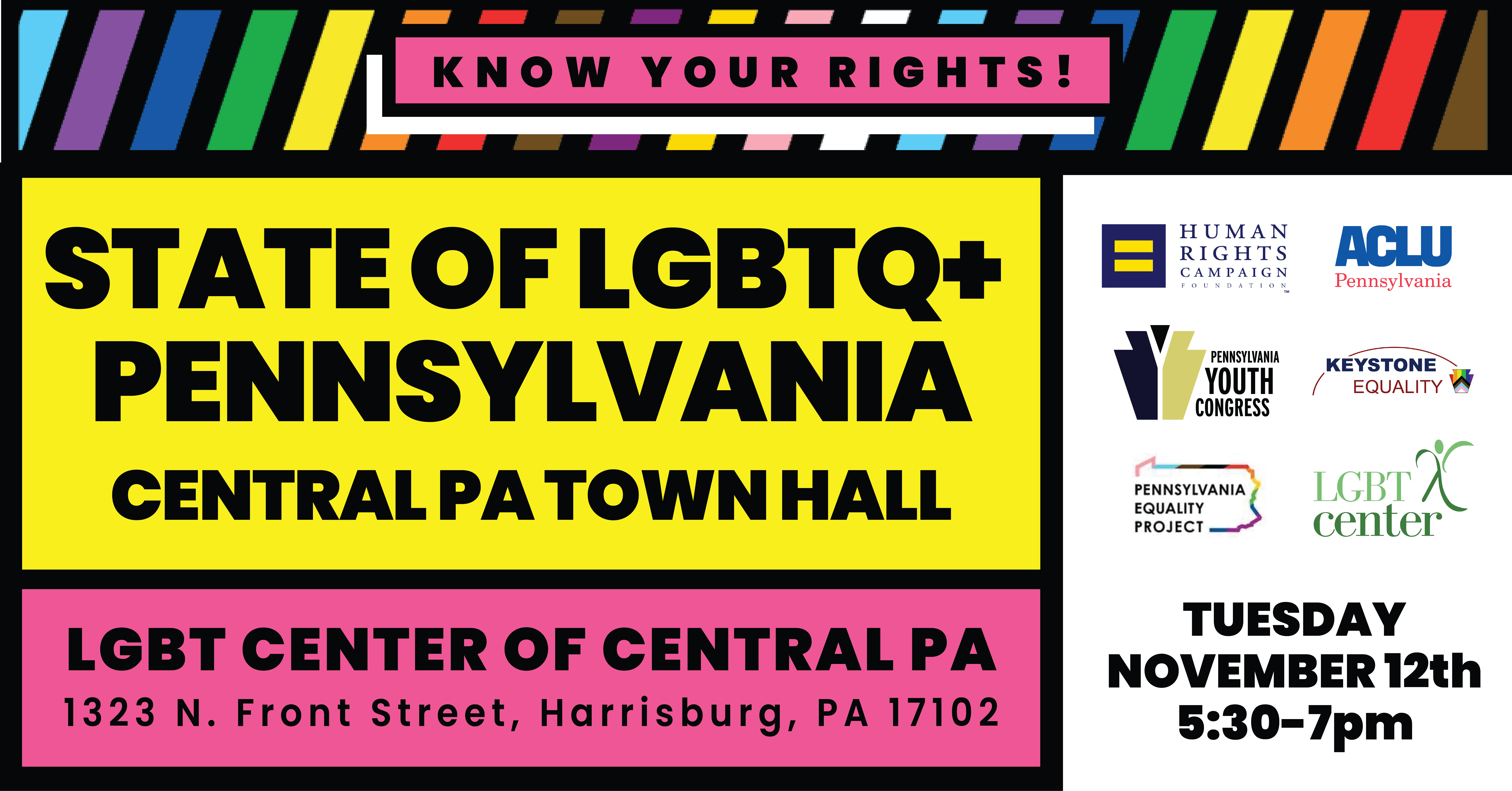 State of LGBTQ+ Pennsylvania Town Hall — Central PA – The Pennsylvania ...